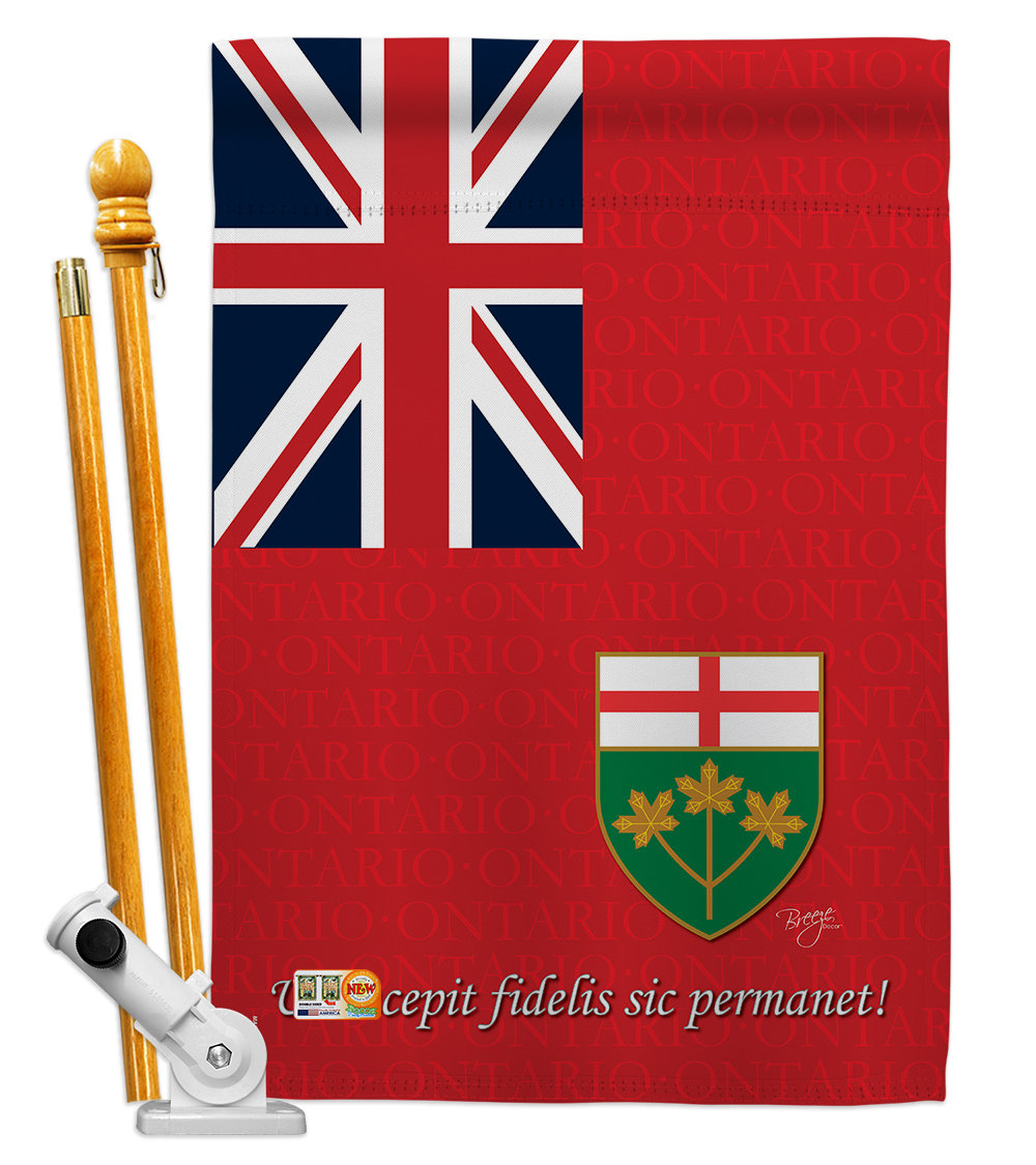 Breeze Decor Ontario Flags Of The World Canada Provinces Impressions ...
