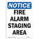 SignMission Fire Alarm Staging Area Sign | Wayfair