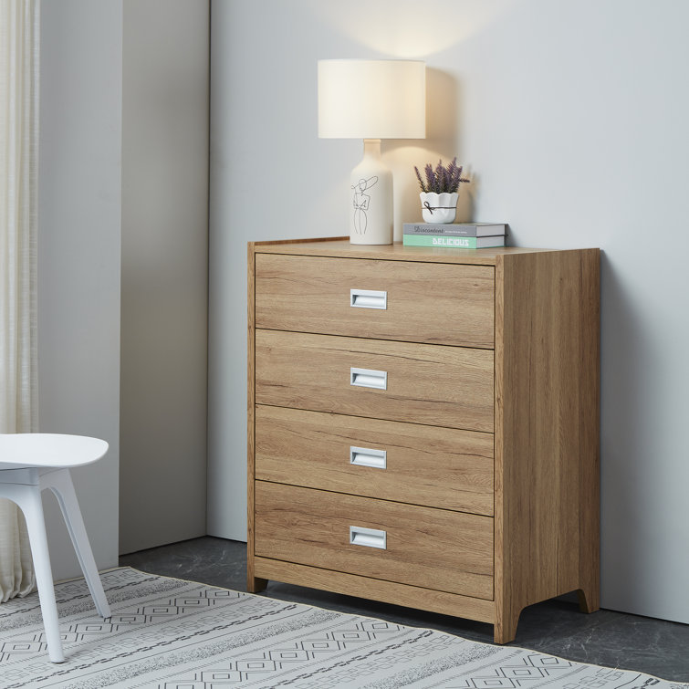 17 Stories Isain 4 Drawer 80Cm W Chest Of Drawers | Wayfair.co.uk