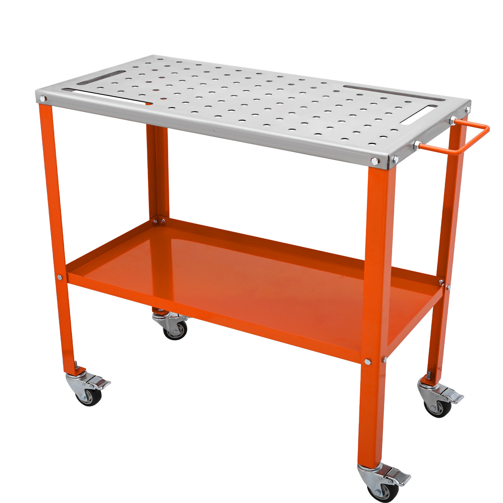 Rebrilliant 36" x 18" Welding Table, 1200lbs Load Capacity Steel ...
