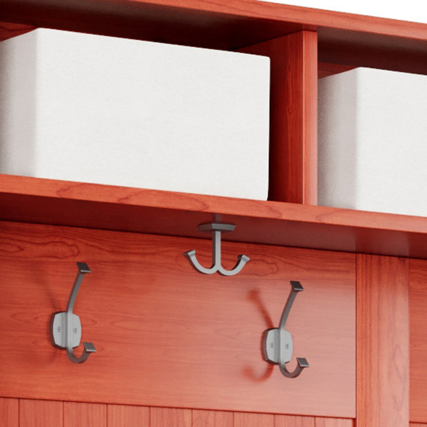 John Louis Home Solid Wood Hall Tree with Shoe and 1 Bin Storage | Wayfair