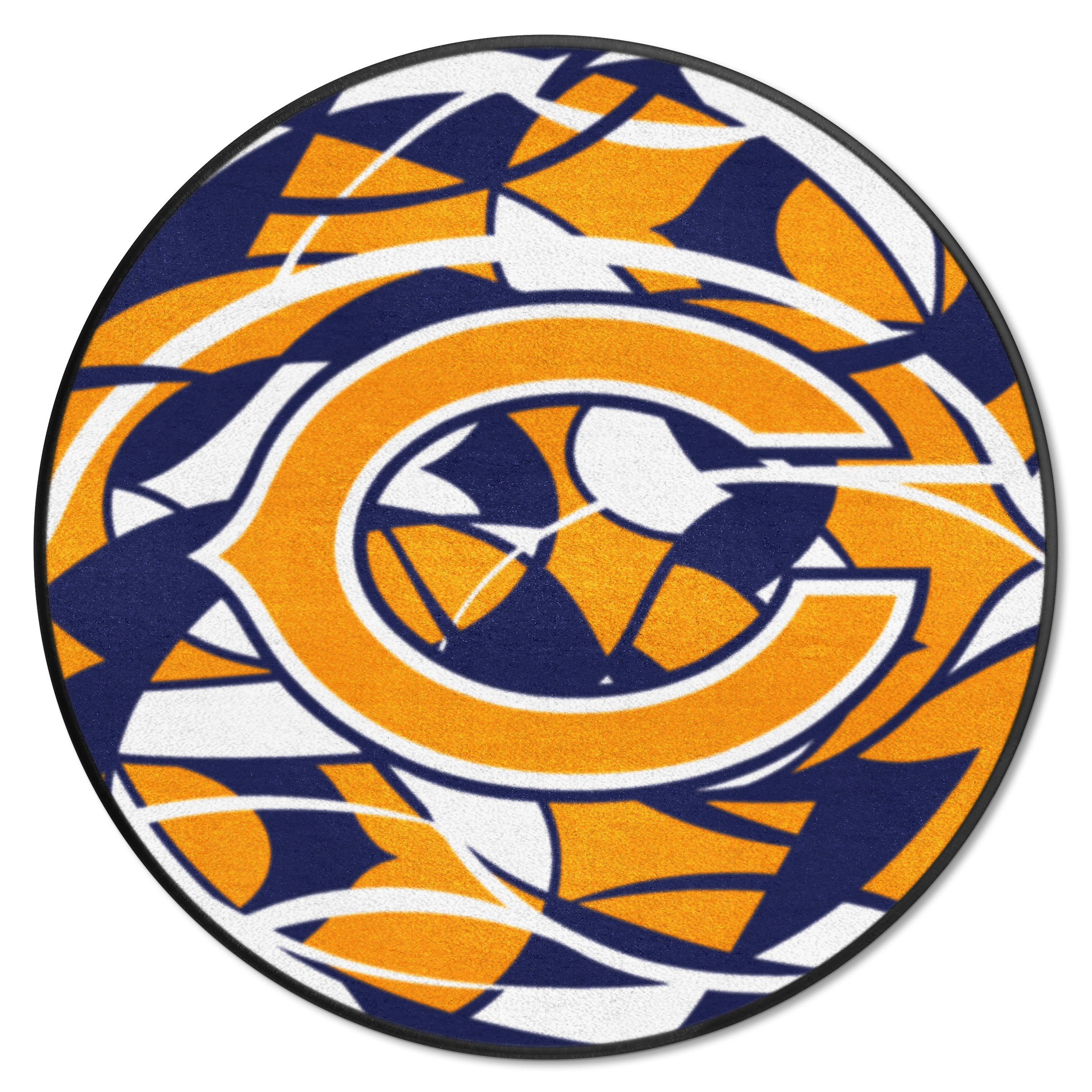FANMATS Chicago Bears_Chicago Bears Roundel Rug - 27In. Diameter XFIT ...