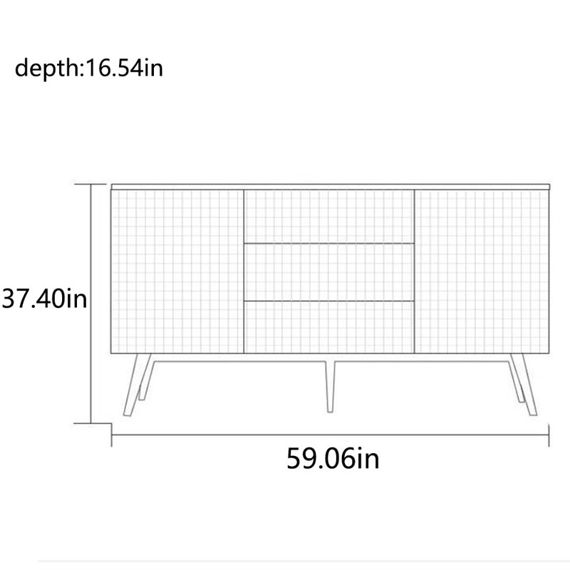 Dream cabinet Simple solid wood carving storage cabinet | Wayfair