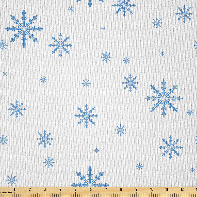 The Seasonal Aisle Alaycia Cold December Frost Multi-Purpose Fabric ...