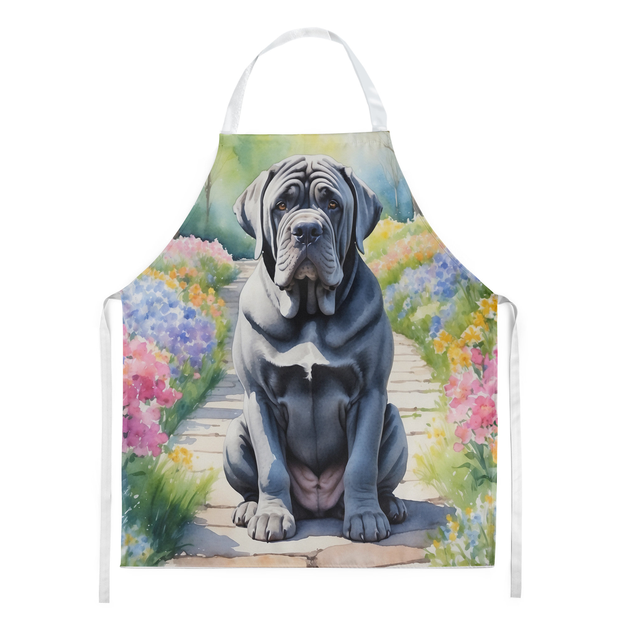 Caroline's Treasures Neapolitan Mastiff Spring Path Apron | Wayfair