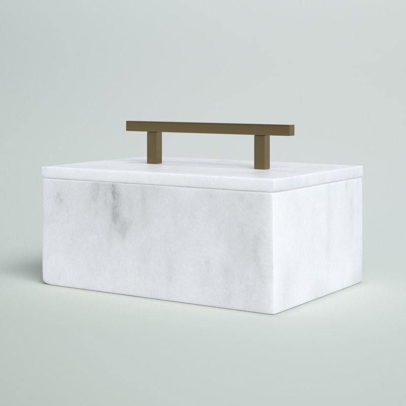 Mercer41 Palmerina Marble Decorative Box & Reviews | Wayfair