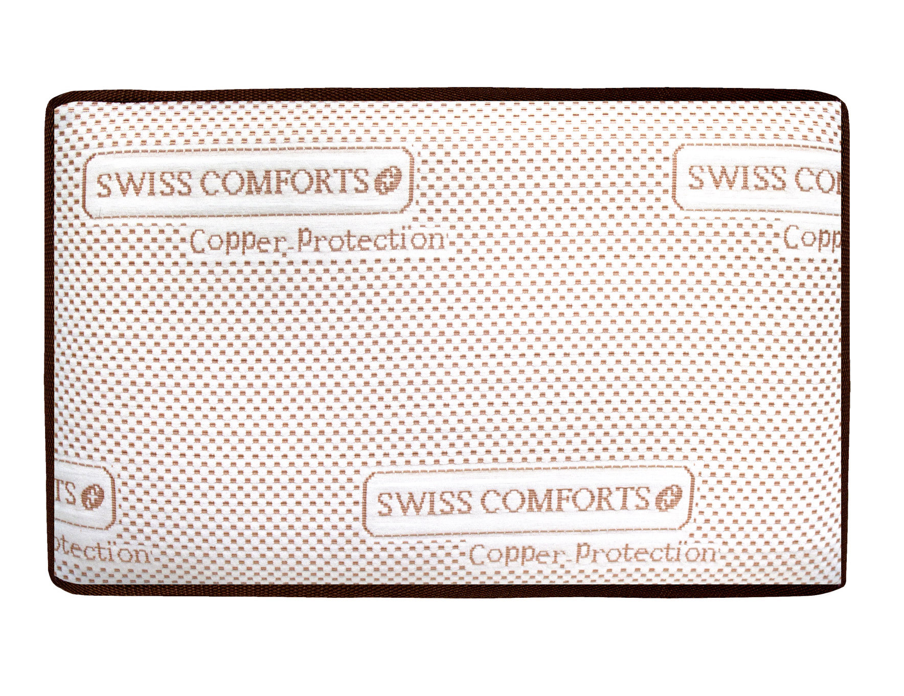 Swiss Comforts Copper Infused Memory Foam Standard Bed Pillow & Reviews ...