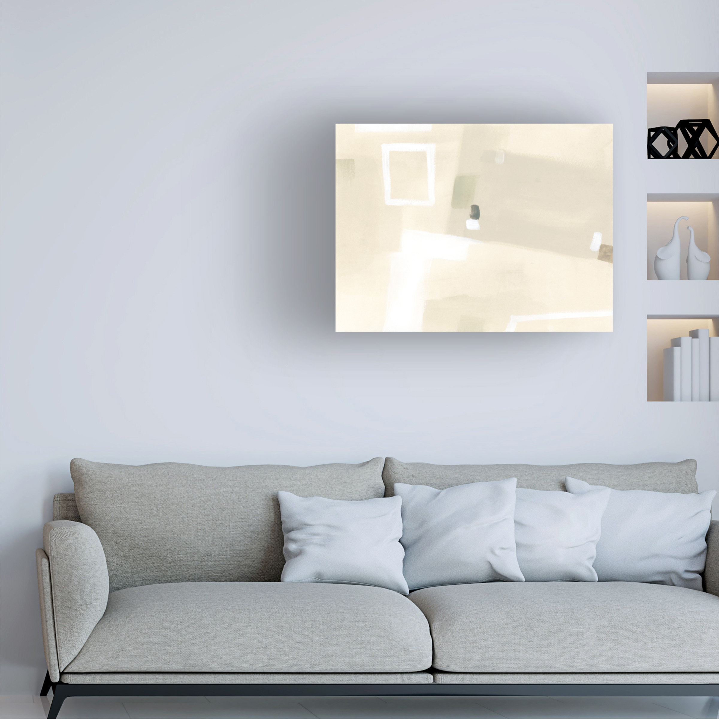 Wrought Studio™ " Neutral Slip I " on | Wayfair