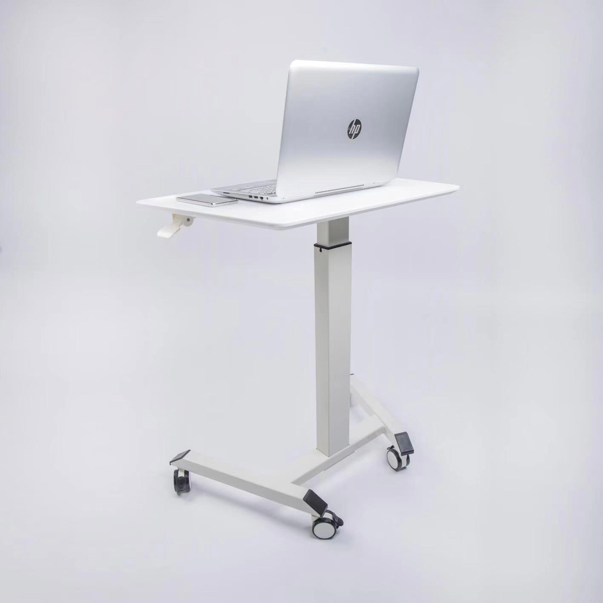Wrought Studio™ Compact Tech Desk Standing And Adjustable Desk | Wayfair