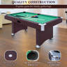 RayChee 6' Pool Table, Heavy-Duty Billiard Table Set with Leg Levelers ...