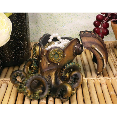 Longshore Tides Steampunk Octopus Jewelry Box | Wayfair