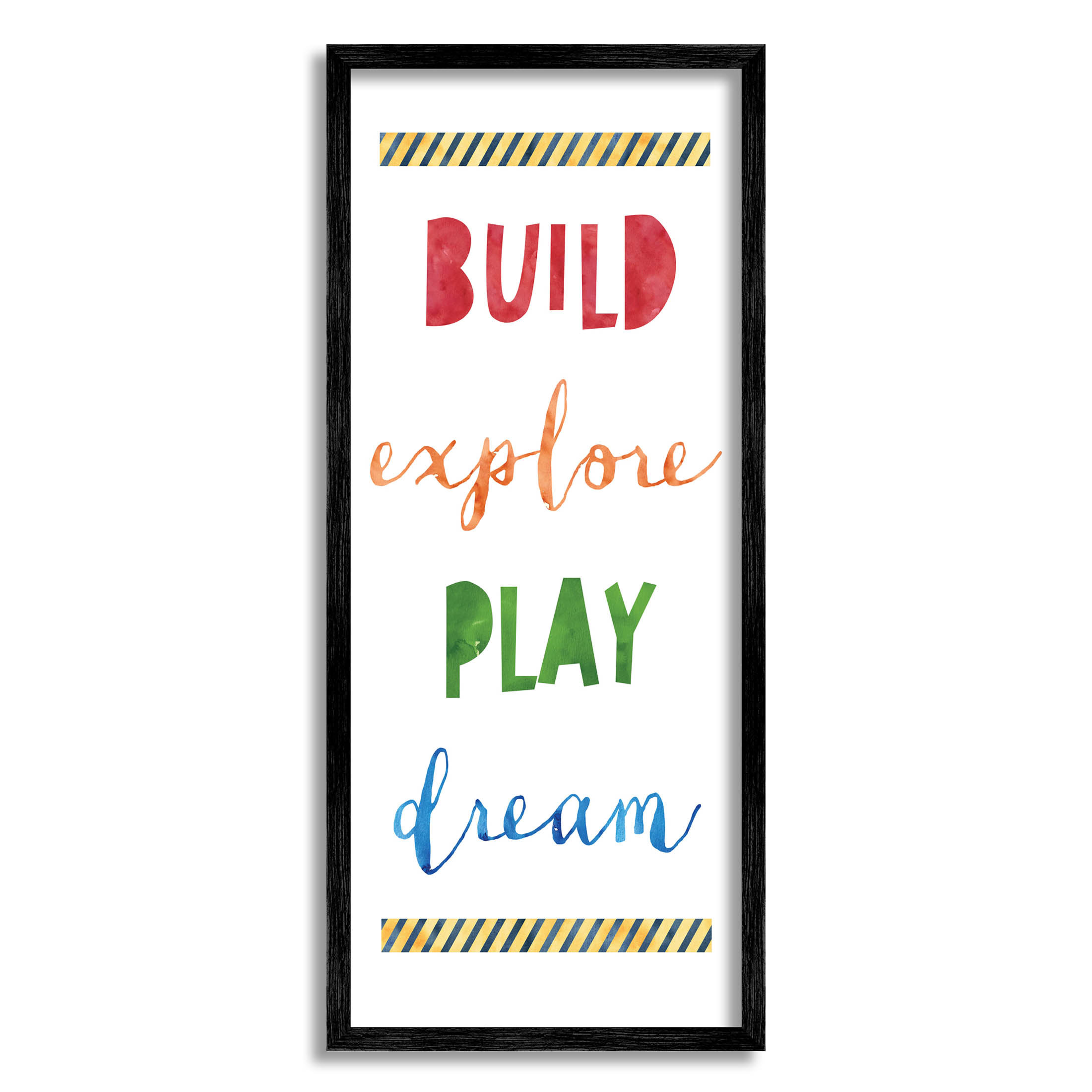 Trinx Build Explore Play Dream by Jennifer Mcculley - Textual Art on ...