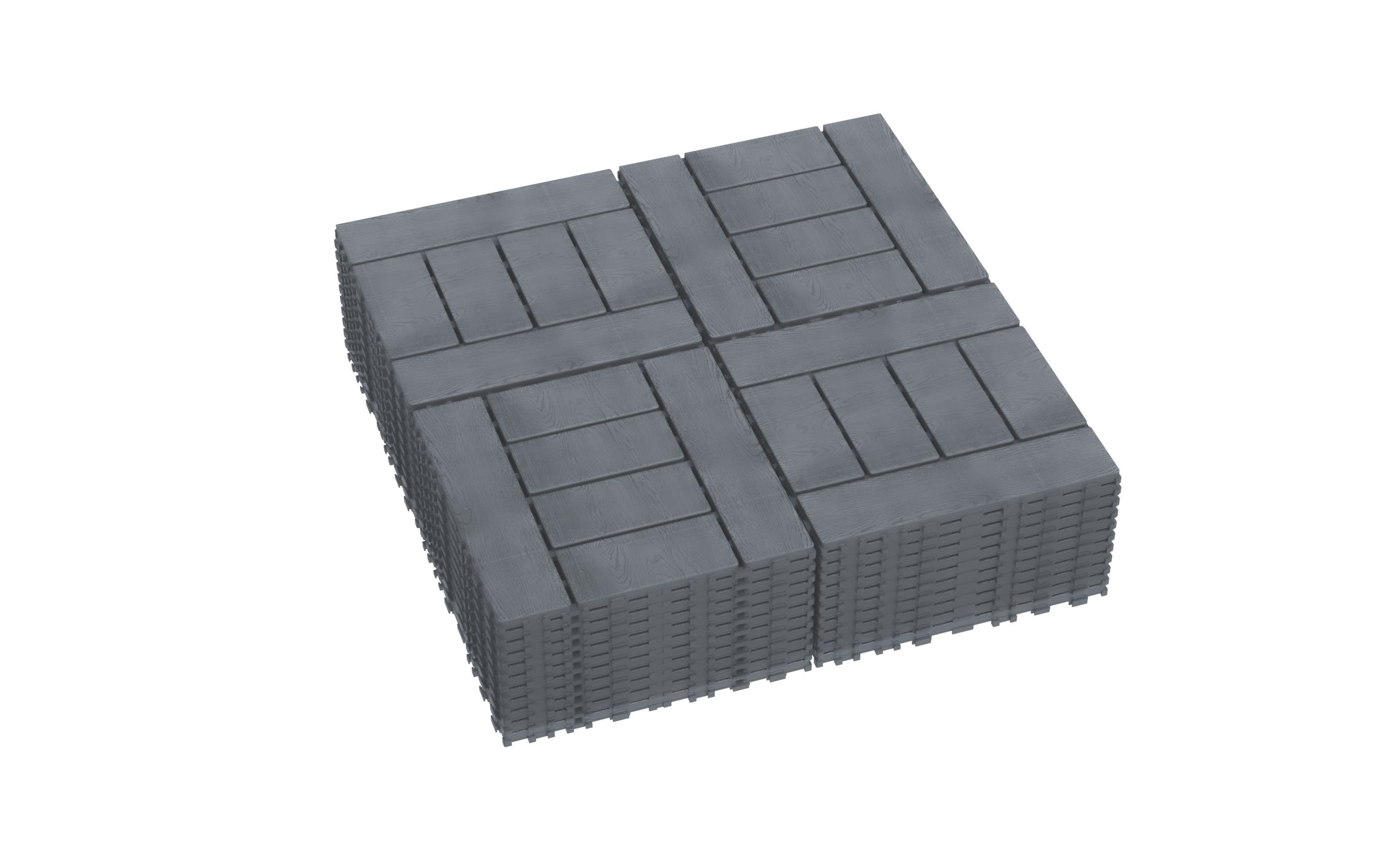 iYofe 11.8'' L x 11.8'' W Plastic Interlocking Deck Deck Tile Kit | Wayfair