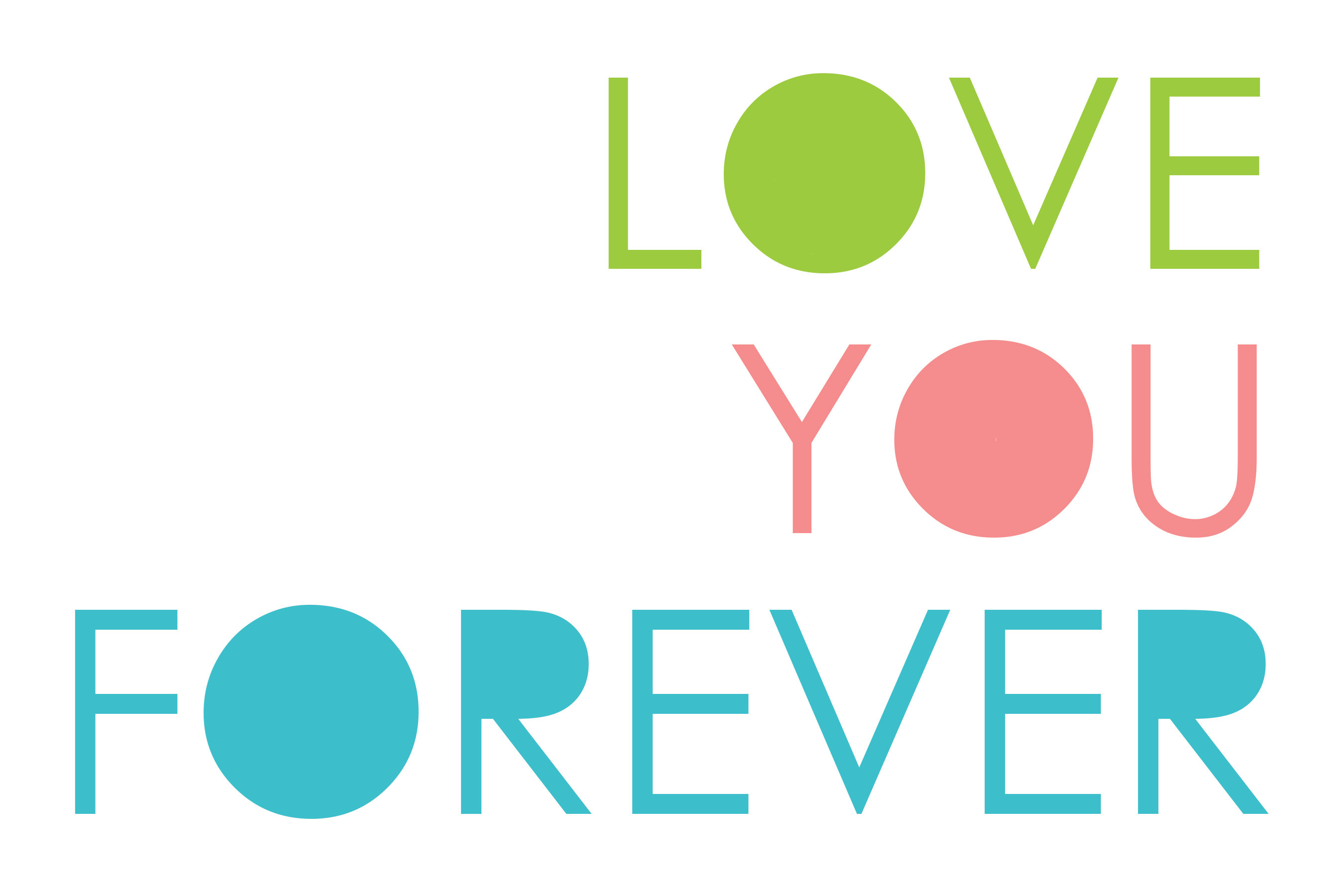 Trinx Love You Forever Blocked - Wrapped Canvas Textual Art - Wayfair ...