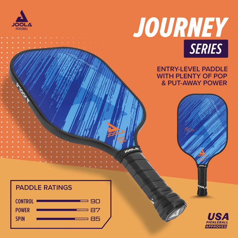 JOOLA Journey Pickleball Paddle, USAPA Approved, Lightweight Paddle ...