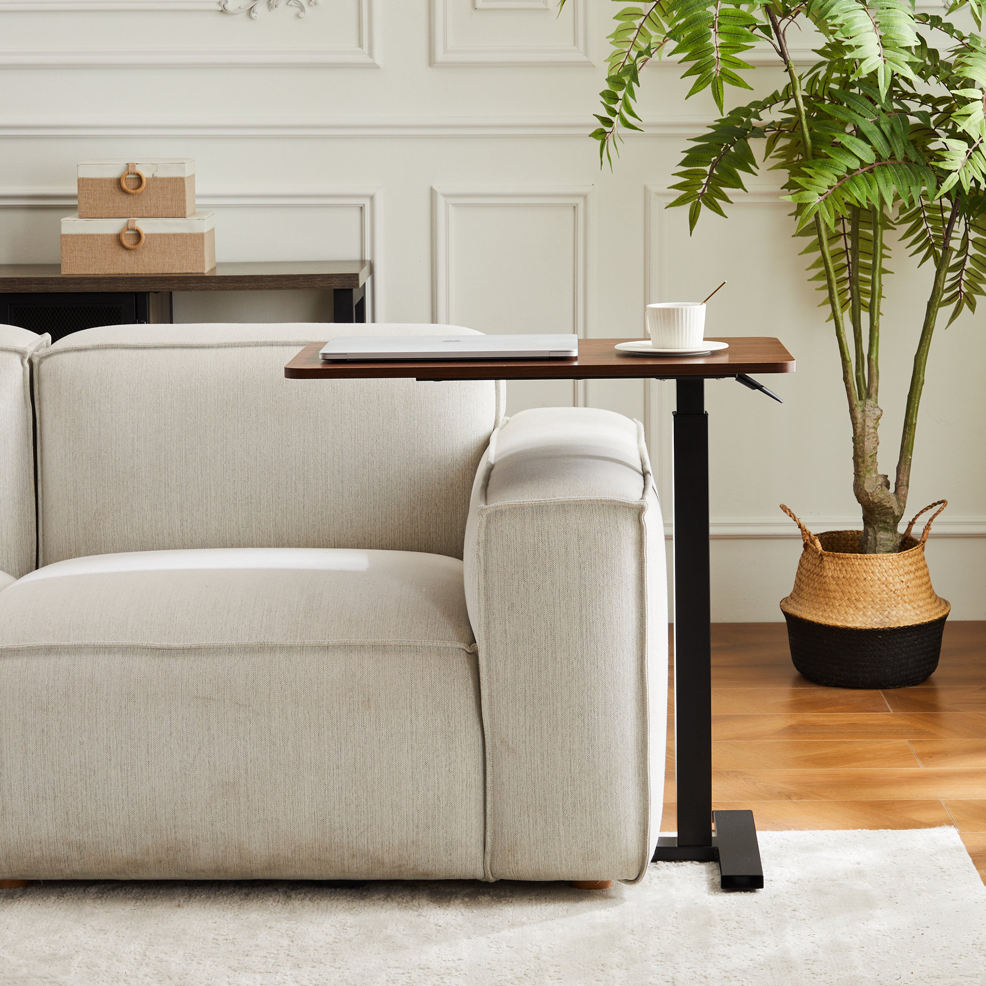 Inbox Zero Multi-Function Adjustable and Movable Overbed Table with ...