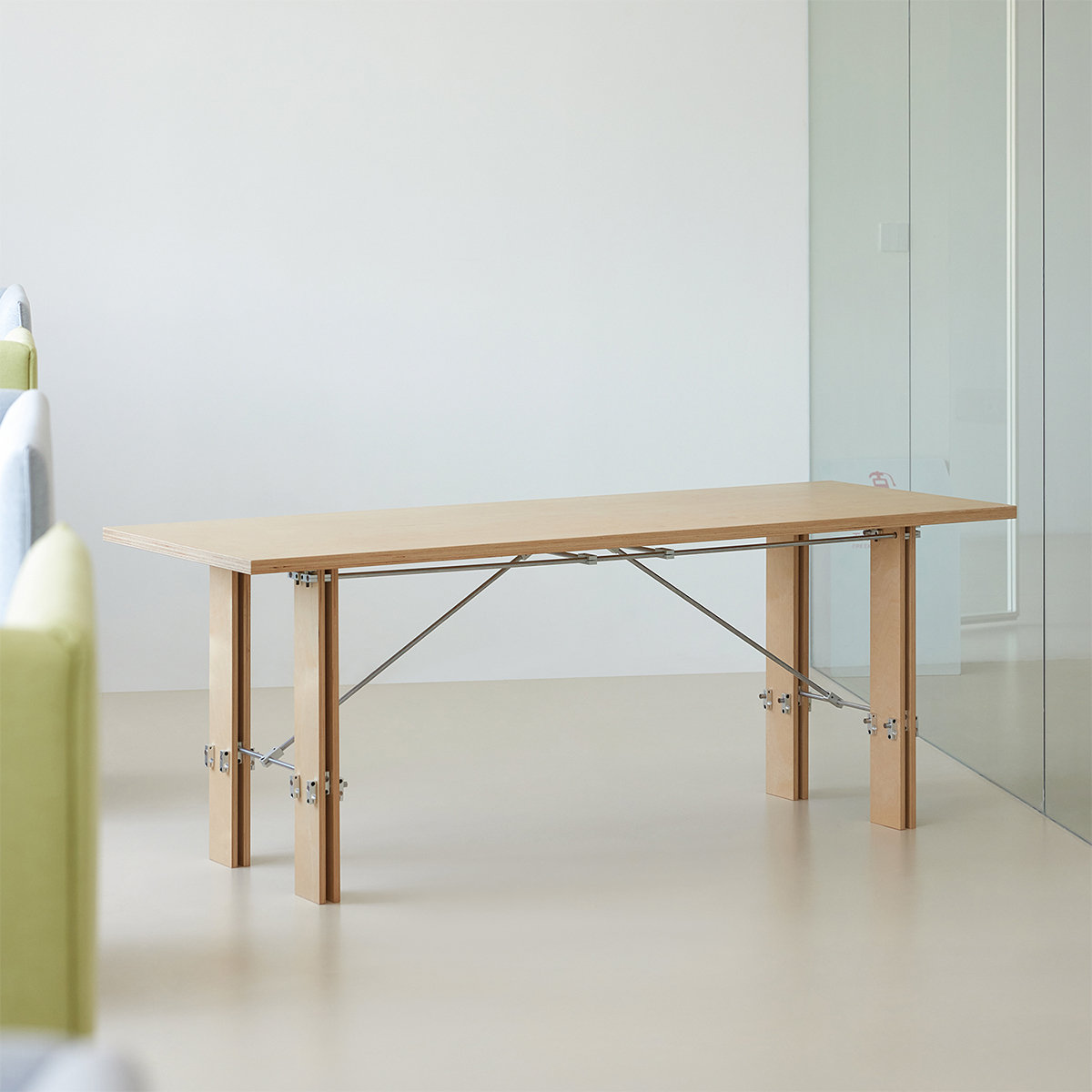 Isla Hopping Simple Solid Wood Office Desk in Natural Wood - Wayfair Canada