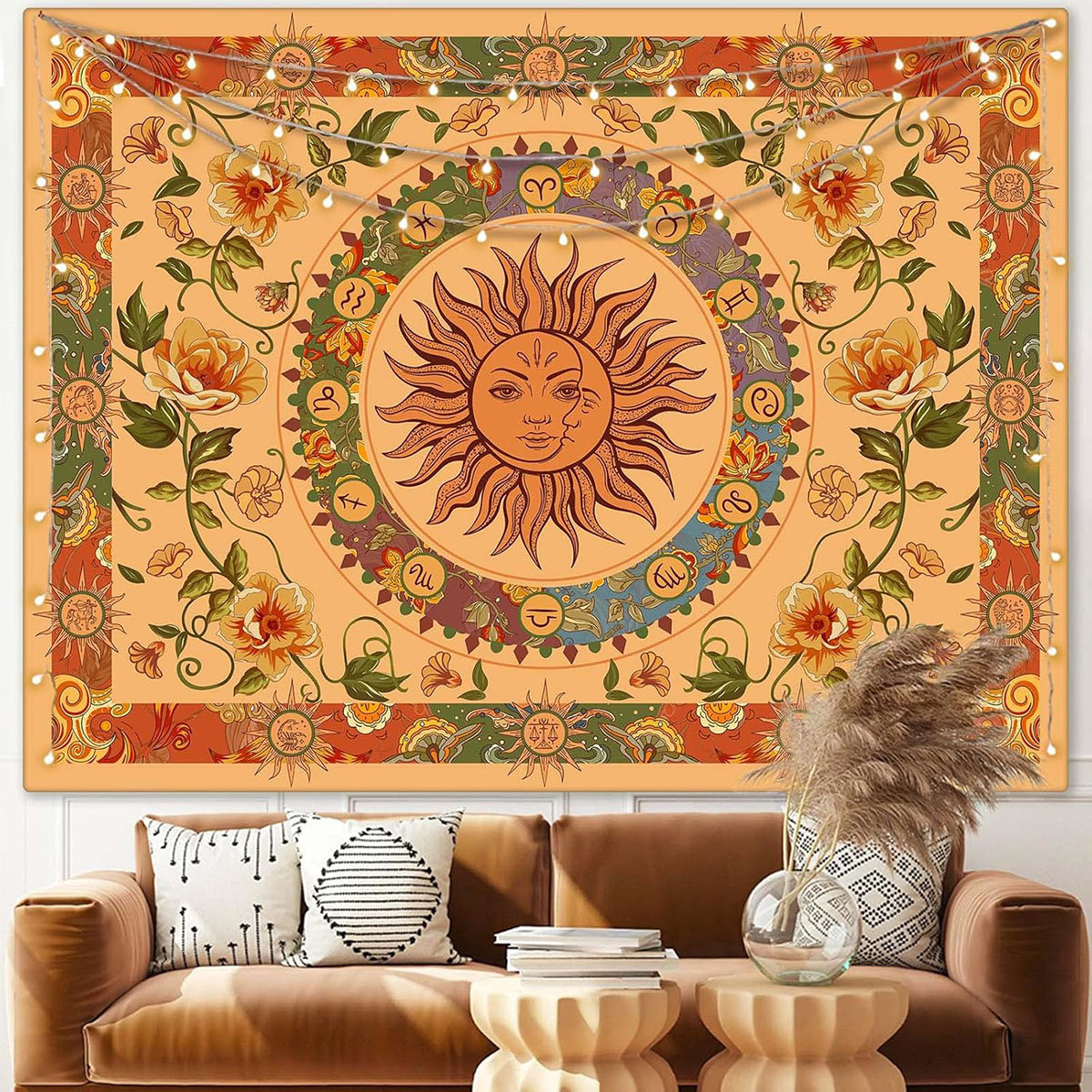 East Urban Home Sun And Moon Tapestry Hippie Indie Tapestries Boho ...