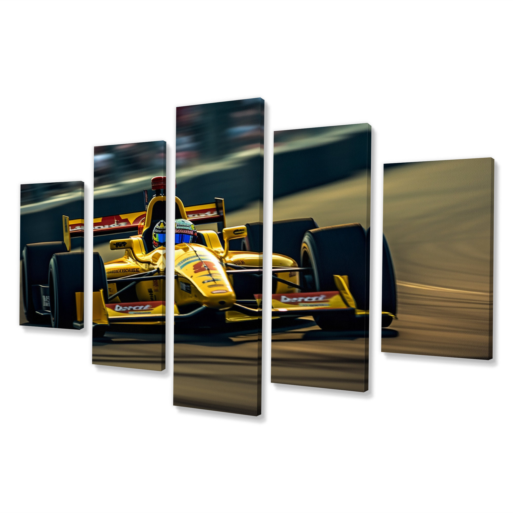 Ebern Designs Speedway Formula Car Rush I 5 Pieces | Wayfair