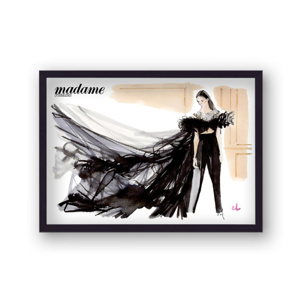 Rosdorf Park Madame Figaro Couture - Single Picture Frame Art Prints ...