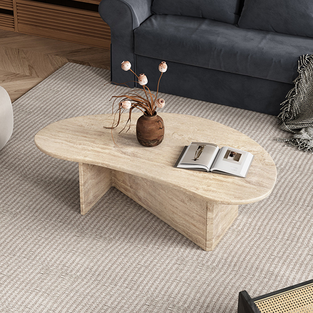 The Invincibles home Natural cave stone creative cashew end table ...