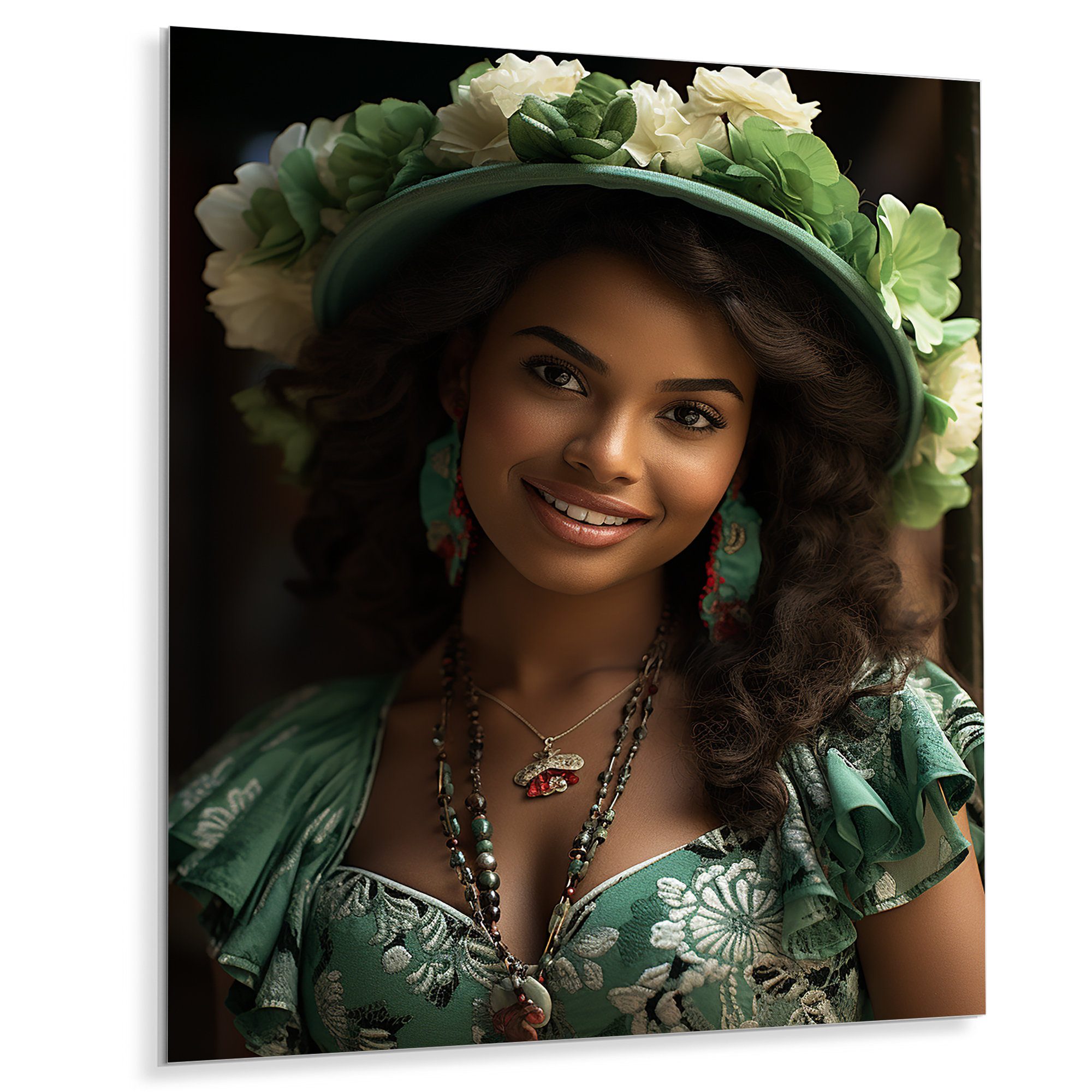 Red Barrel Studio® Cuban Woman Portrait - Beach & Ocean Metal Wall Art ...