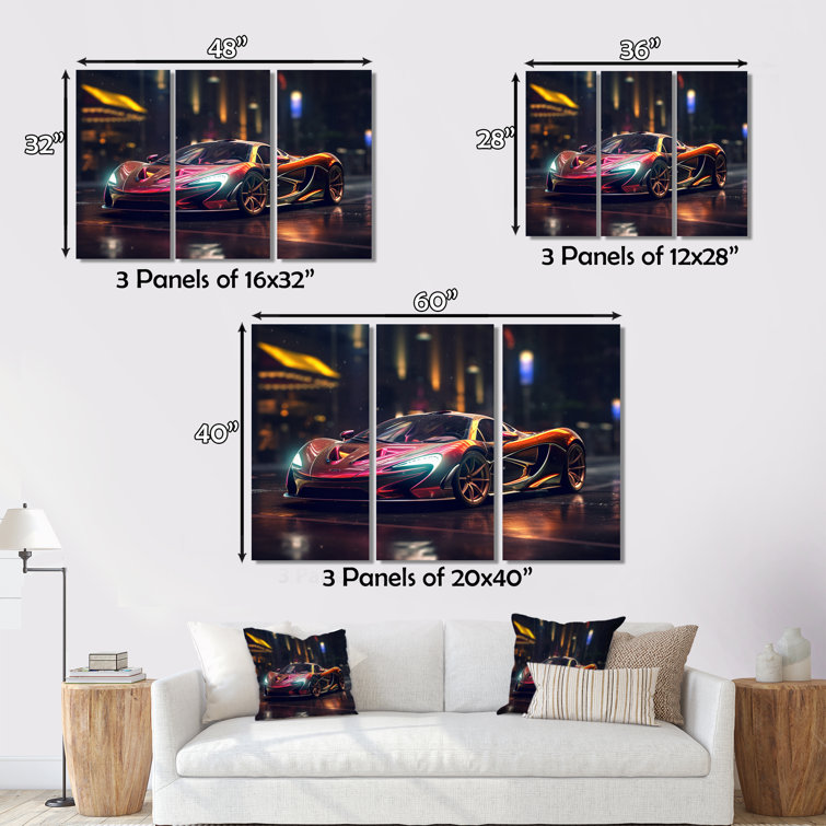 DesignArt Transportation Wall Decor on Metal | Wayfair