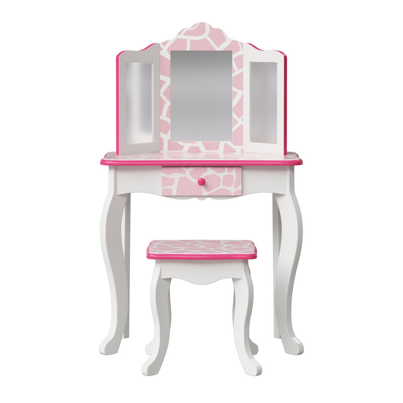 Pink Body Mirror Teamson Kids Little Princess Gisele Giraffe Print Kids ...
