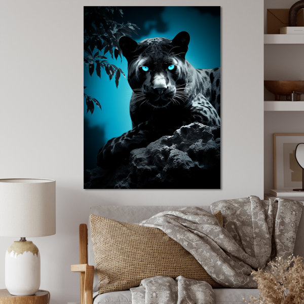 Ebern Designs Red Blue Panther Hidden Observer Infrared " Red Blue ...