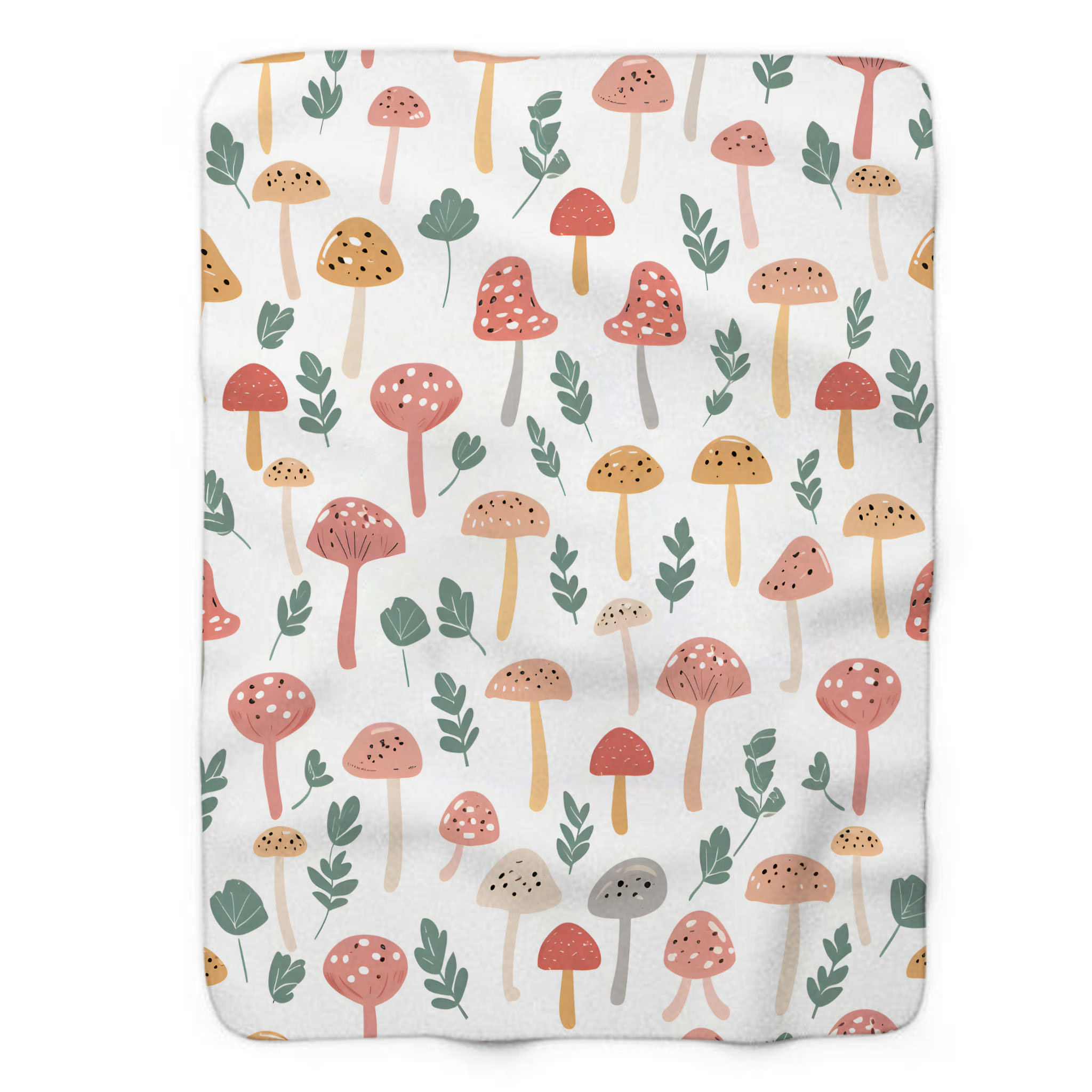 MentionedYou Ethereal Mushroom Grove - 1 Piece Premium Sherpa B Throw ...