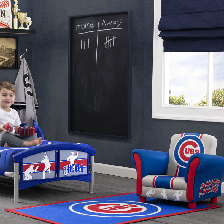 Delta Children MLB Chicago Cubs Blue/Red Area Rug & Reviews | Wayfair