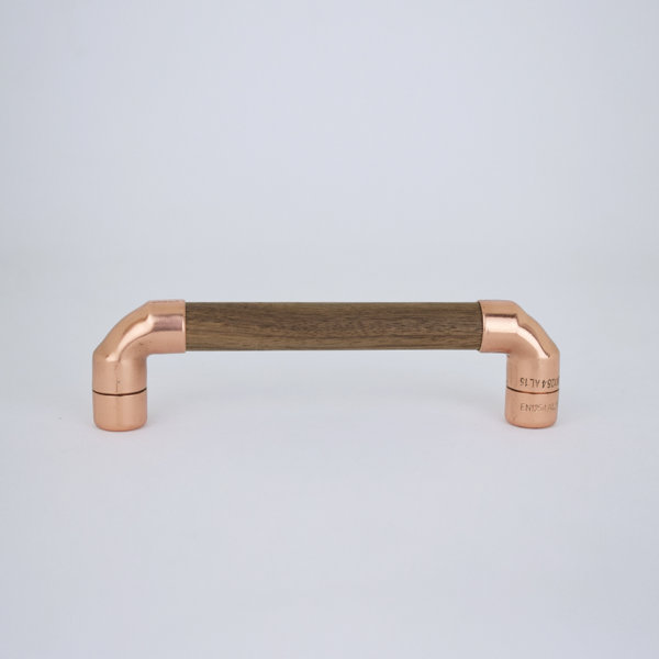 Proper Copper Design Copper Pull With Walnut | Wayfair.co.uk