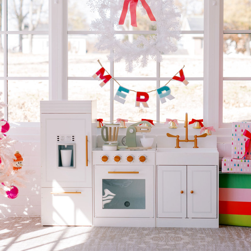 Teamson Kids Little Chef Paris Modular Pretend Play Kitchen with Fridge ...