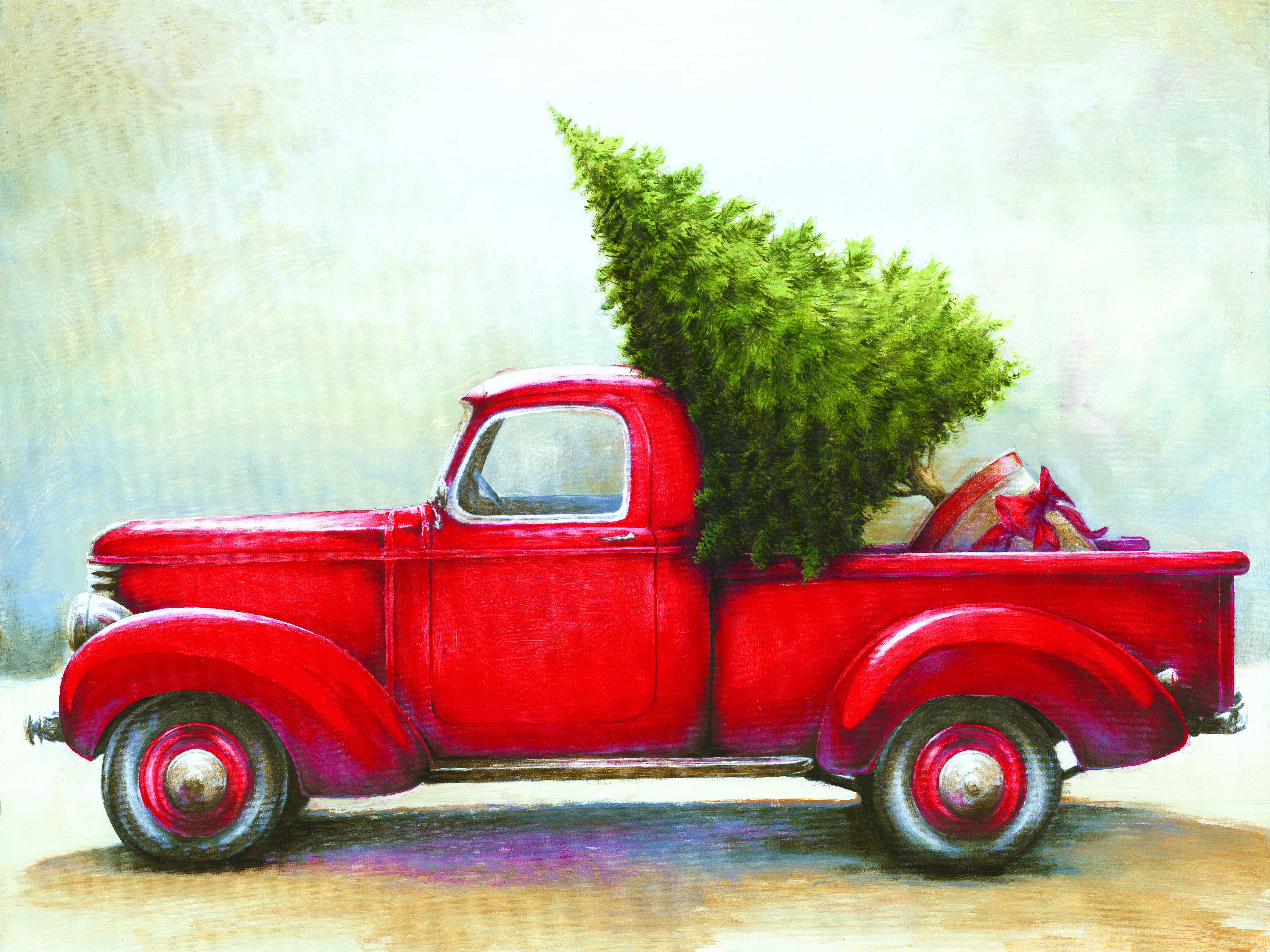 The Holiday Aisle® Christmas Trree Red Truck - Wayfair Canada
