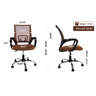 Inbox Zero Ersela Ergonomic Office Chair, Height Adjustable Desk Chair ...