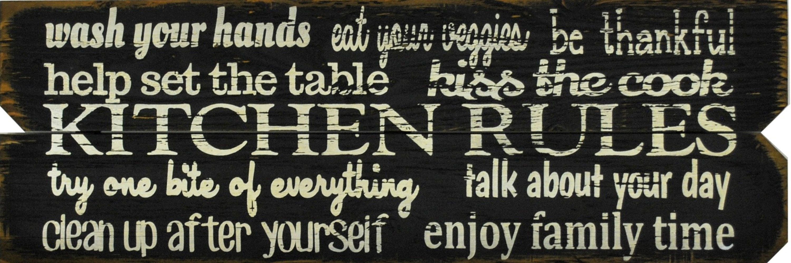 August Grove® 'Kitchen Rules' Wall Décor & Reviews - Wayfair Canada