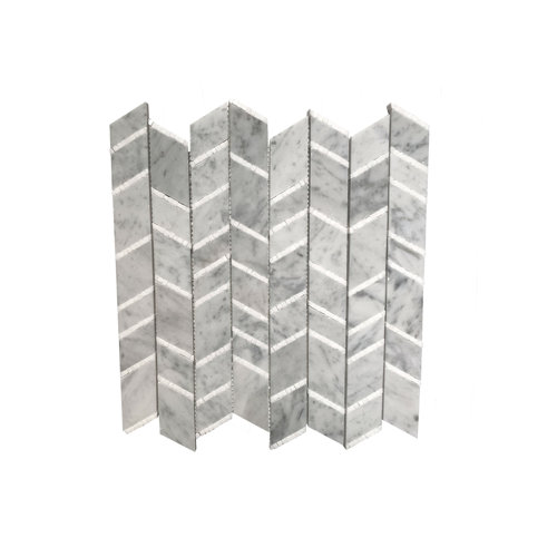 Bloom Stone 1" x 2" Marble Novelty Mosaic Wall & Floor Tile | Wayfair