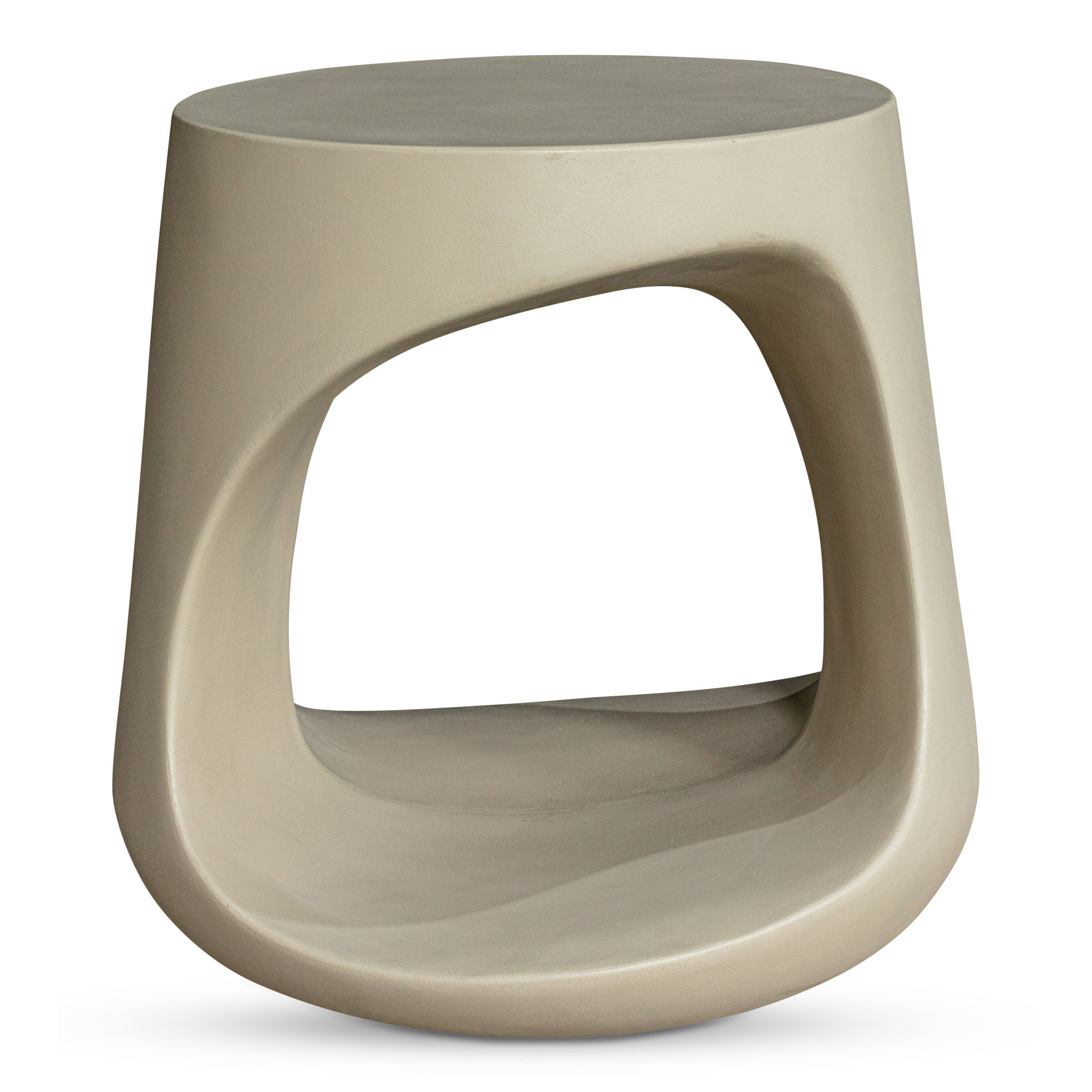 AllModern Trae Concrete Outdoor Bar Stool & Reviews | Wayfair