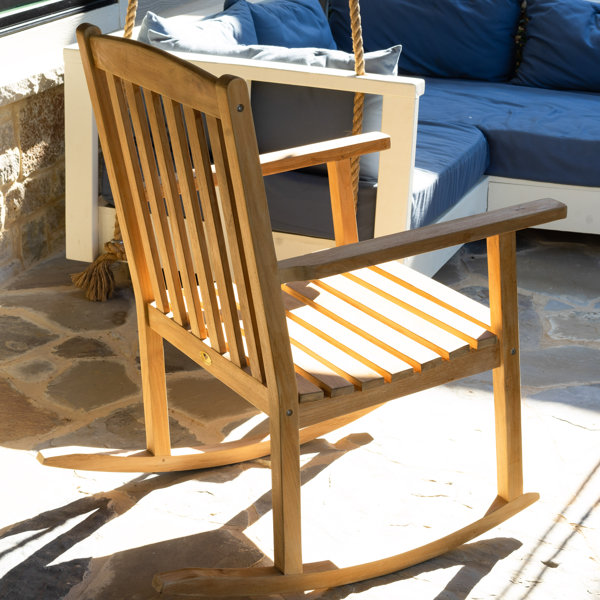 Loon Peak® Coleman Outdoor Rocking Chair | Wayfair