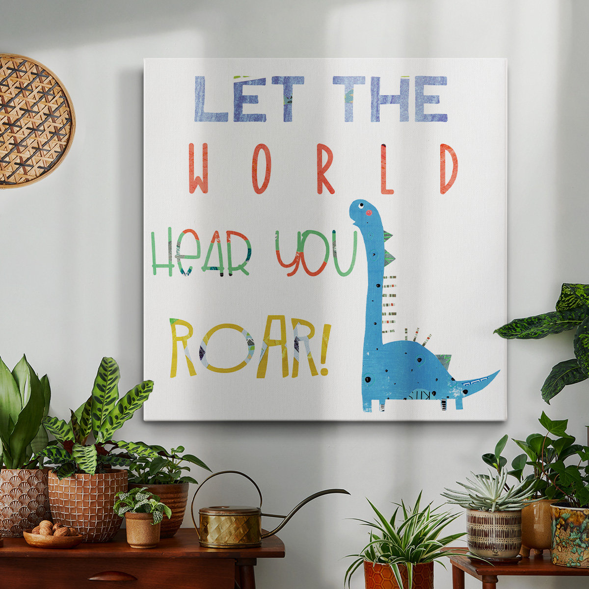 Trinx Hear You Roar-Premium Gallery Wrapped Canvas - Ready to Hang ...