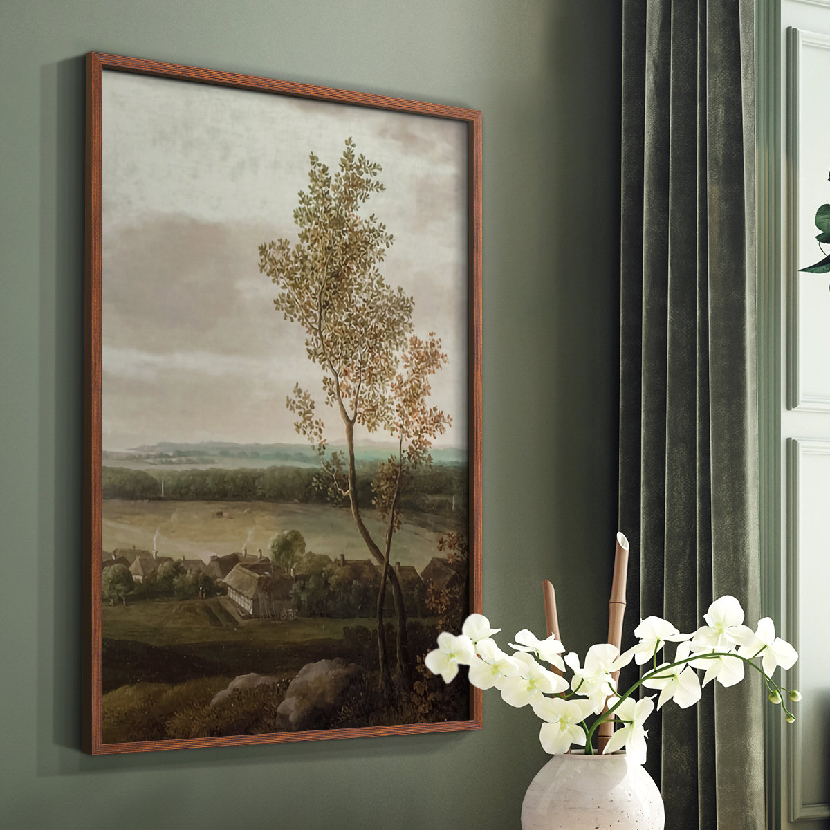 Winston Porter Vintage Landscape CCLII -Framed Print | Wayfair