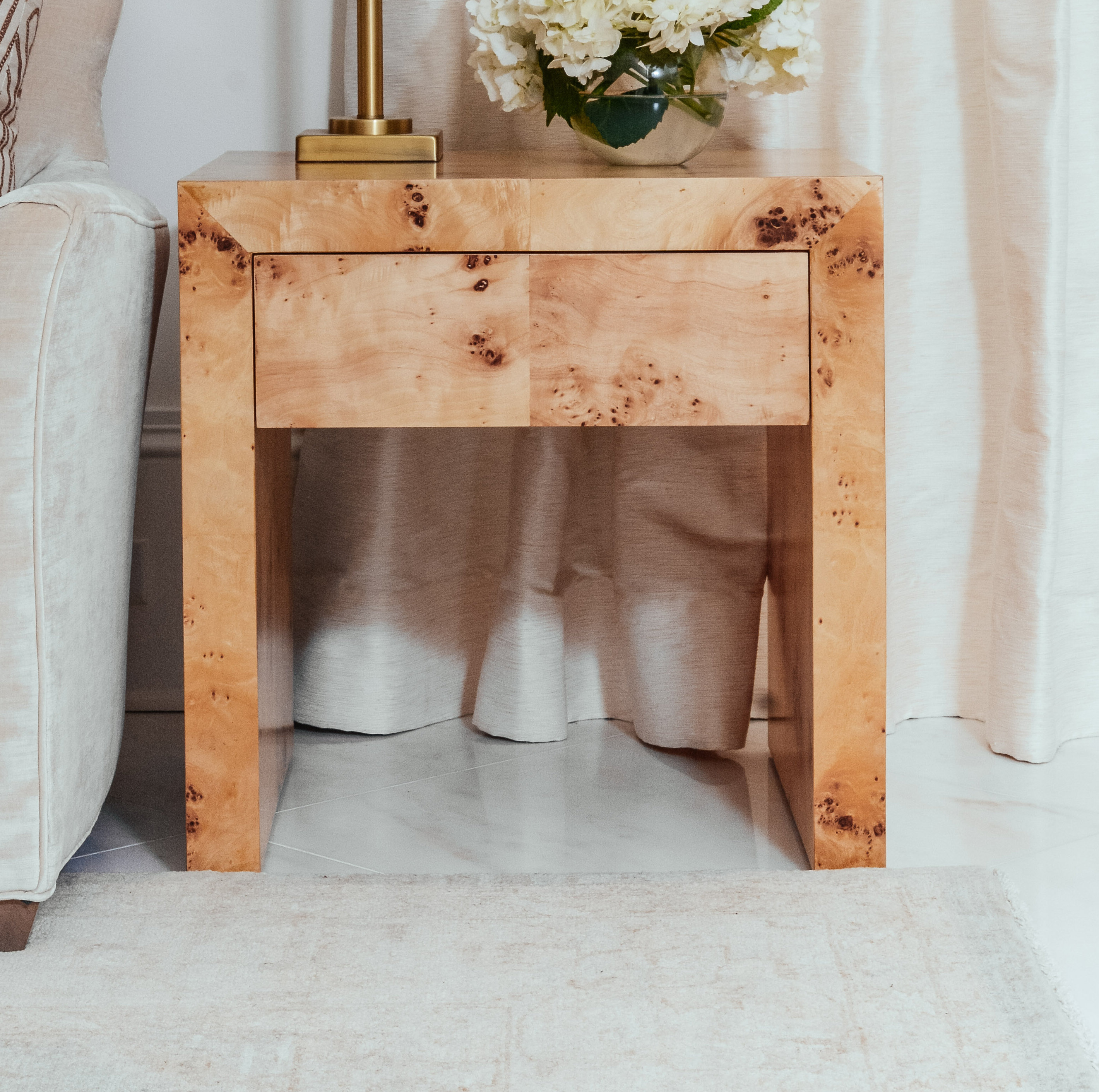 Ave Home Chloe End Table with Storage | Wayfair