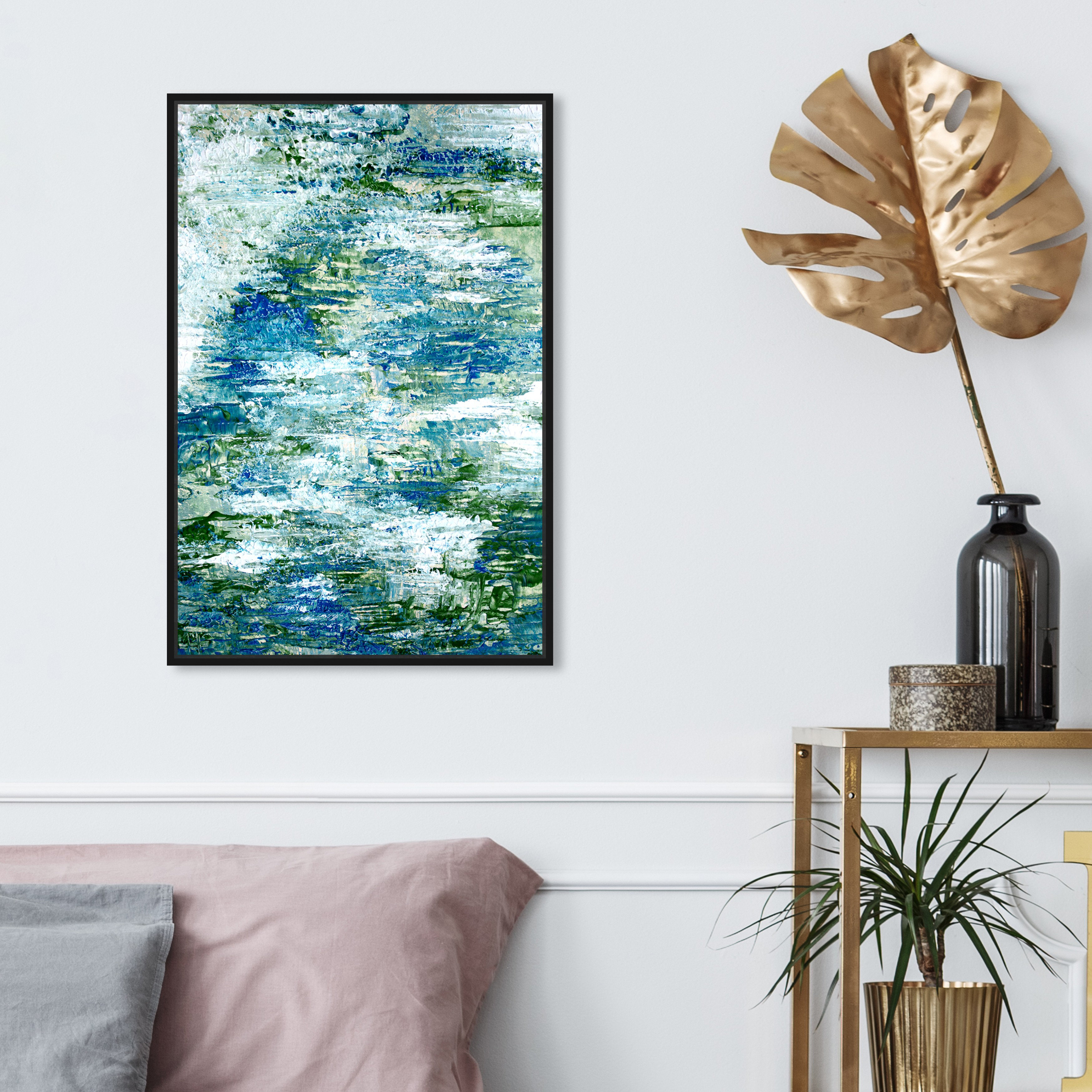 Art Remedy Abstract Land From Above - Graphic Art on Canvas - Wayfair ...