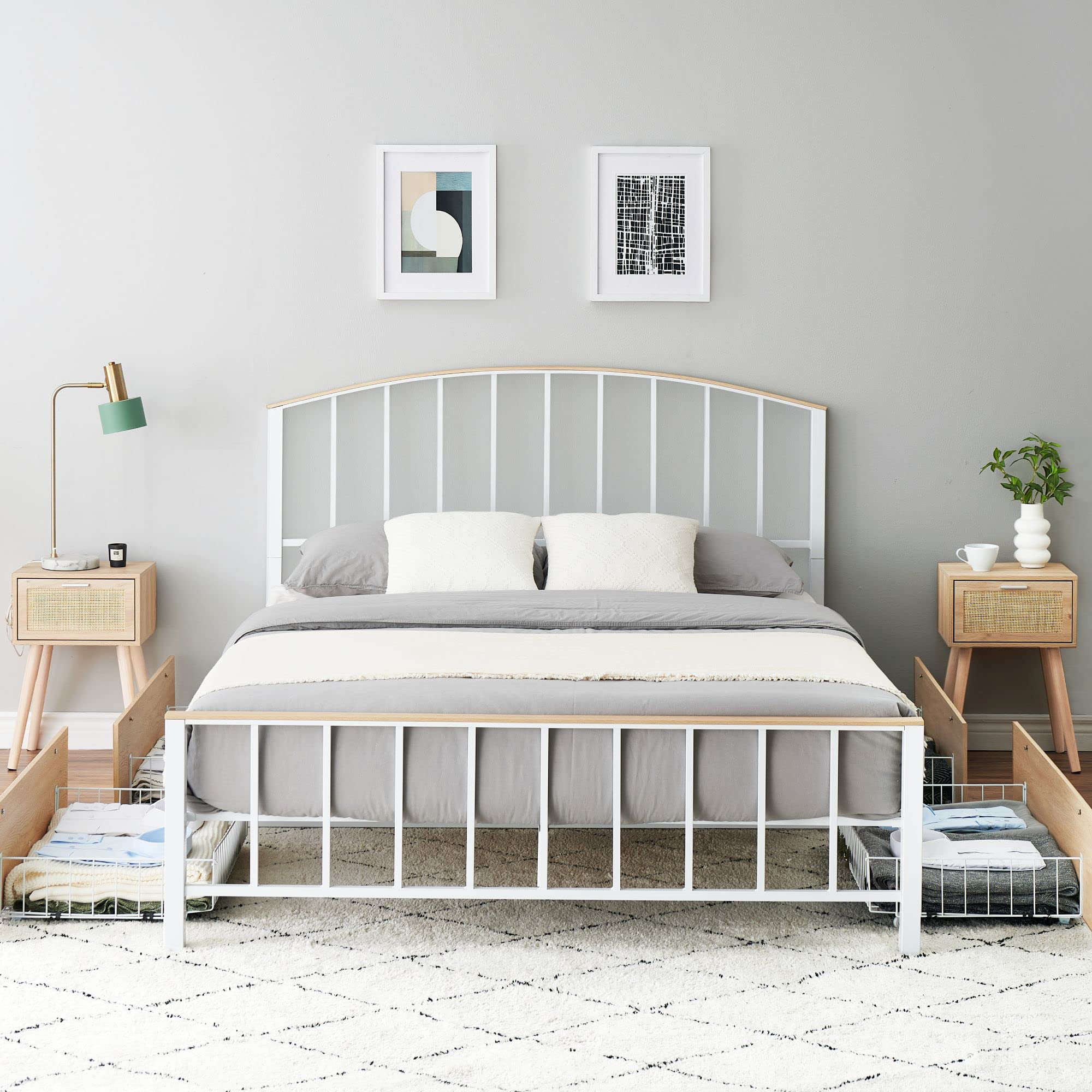 Lark Manor™ Platform Bed Frame With Headboard & Footboard, Platform Bed ...