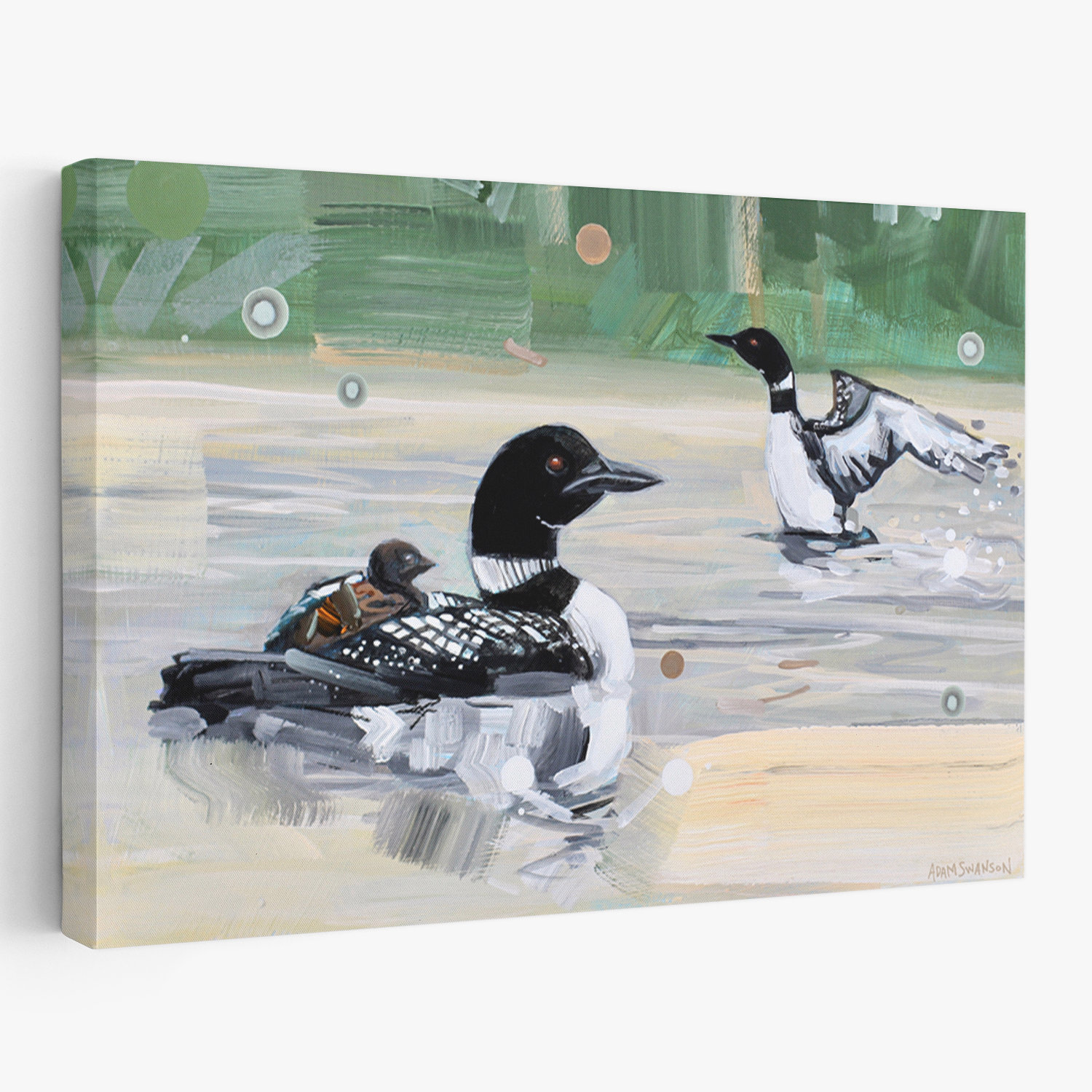 Trend Board Life Acting Looney - Contemporary Animals Birds Ducks Art ...