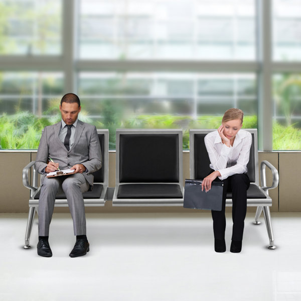 YaoTown 68.25" W Seat Tandem Seating with Metal Frame | Wayfair