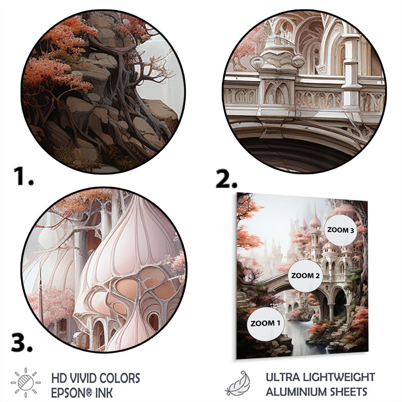 Winston Porter Beige Bridge Dreamy Passage - Bridges Metal Wall Decor ...