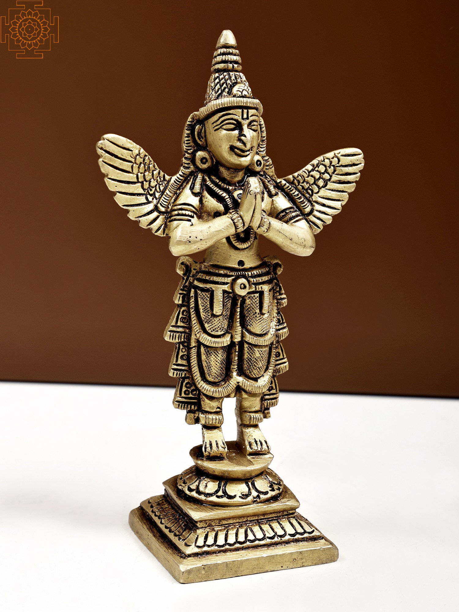 Bungalow Rose 6" Small Garuda In Namaskara Mudra Home Décor - Wayfair ...