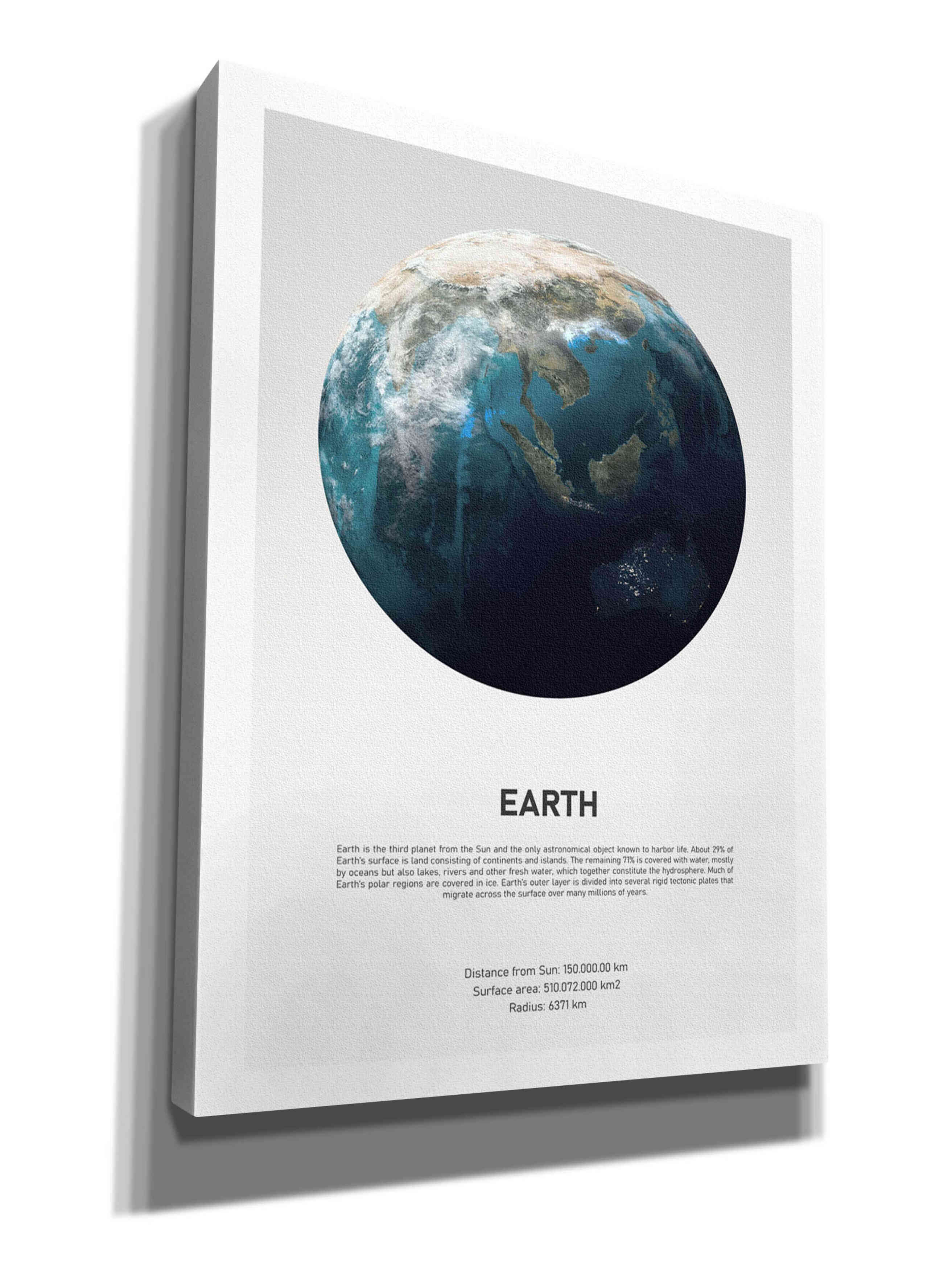 Hokku Designs 'Earth Light' By Design Fabrikken, Giclee Canvas Wall Art ...