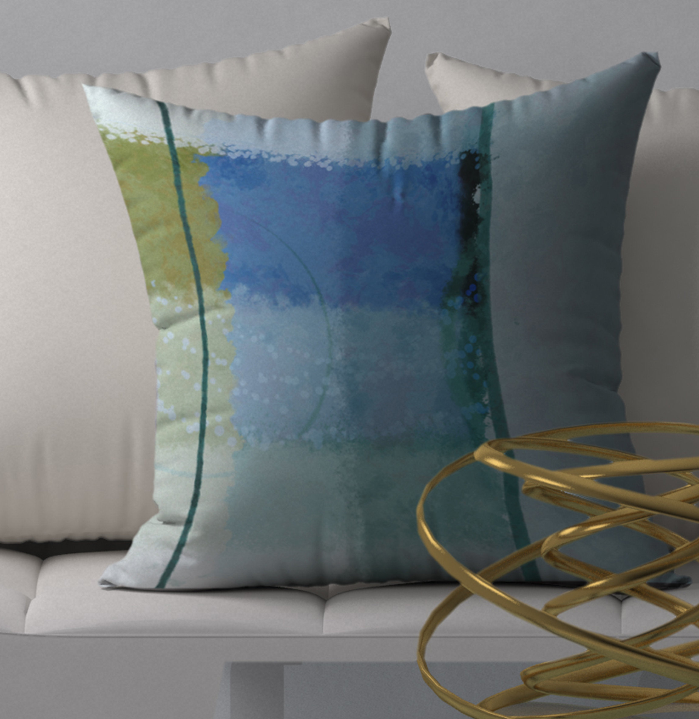 LeRoi Products Speed Distinctive Square Pillow Cover & Insert | Wayfair